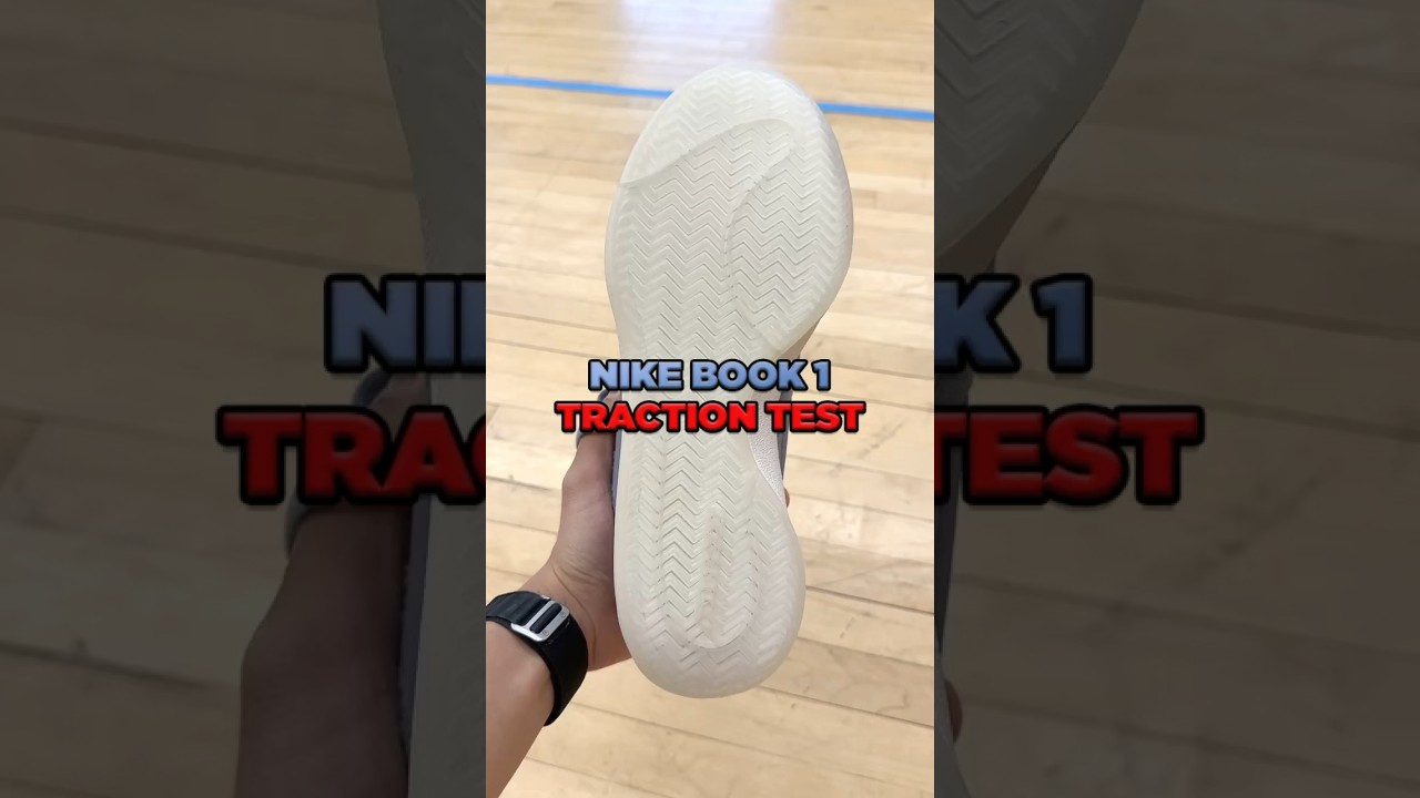 Nike Book 1 Traction Test! 📘🏀 #nike #basketballshoes #devinbooker