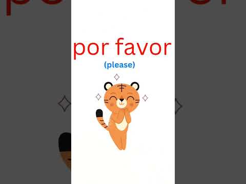 How to say / pronounce please in Spanish -por favor-