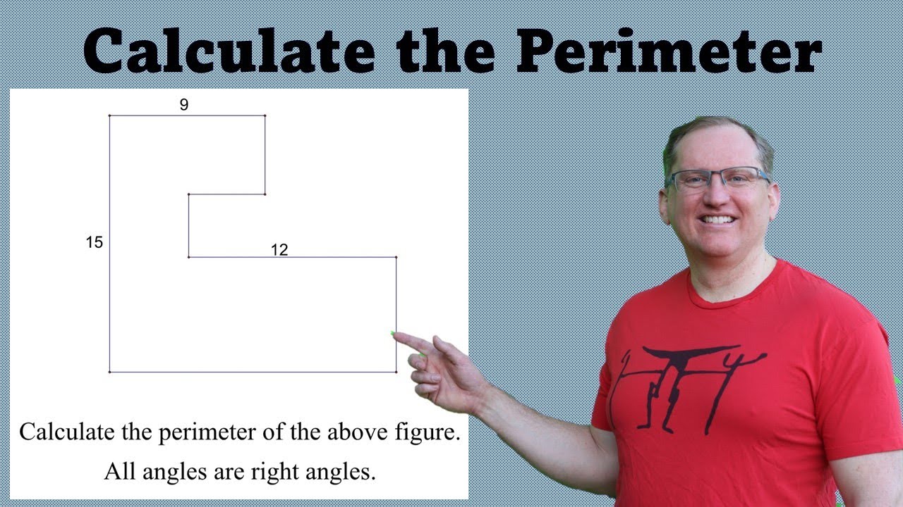 How to solve this calculate the perimeter problem without algebra