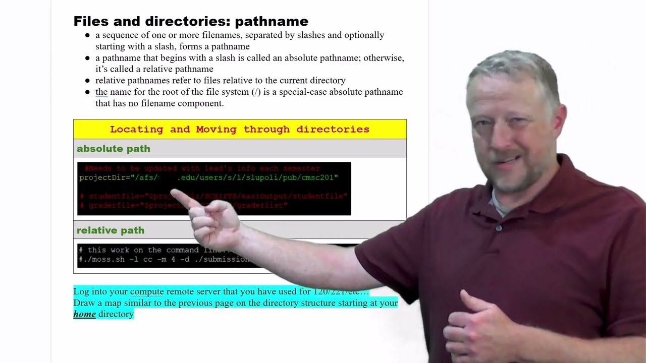13 - Exercise - Files and directories - pathname