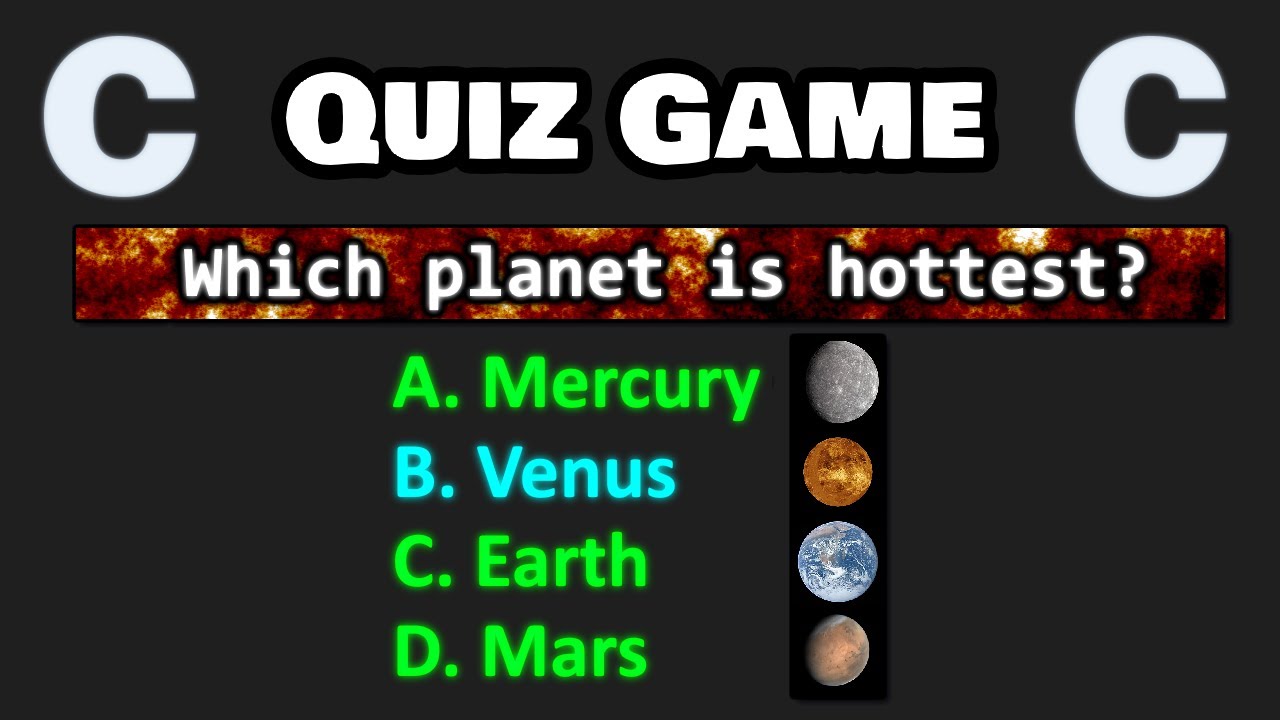 Let's code a QUIZ GAME with C programming! 💯