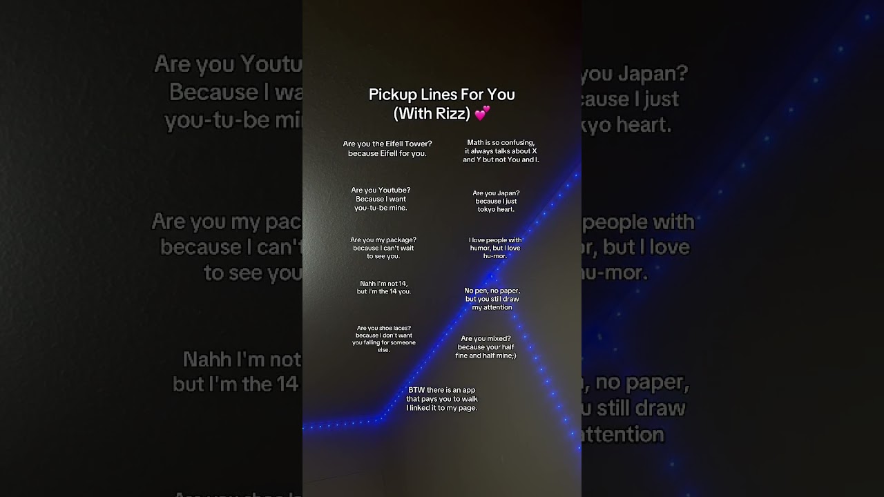 Pickup Lines For You (With Rizz) 💕