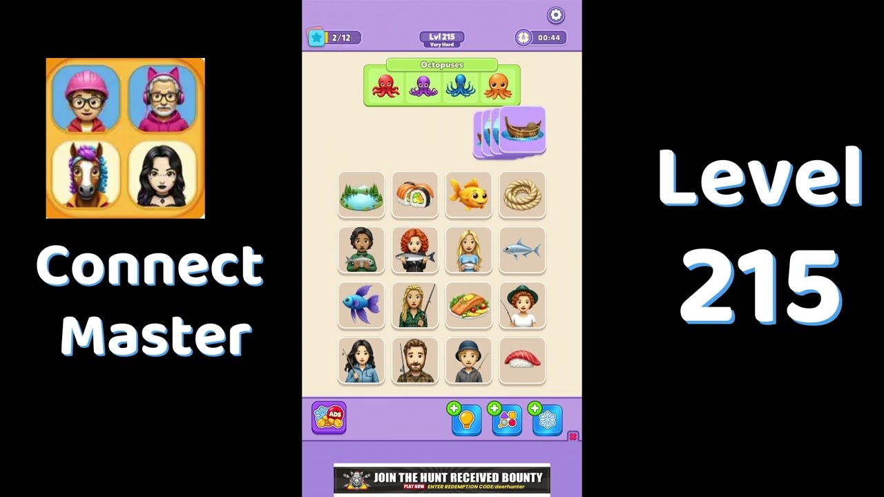 Connect Master Level 215 Walkthrough 🧩 | Match Puzzle | Puzzle Solutions & Tips | Go Answer