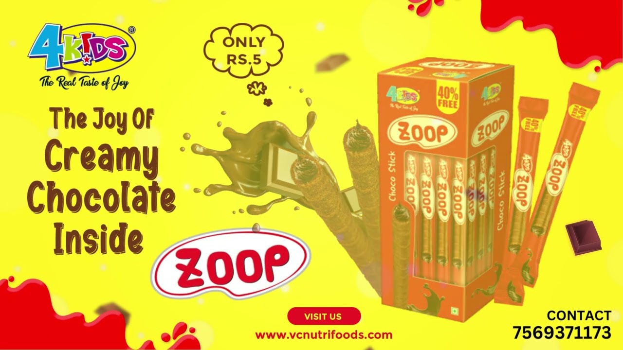 Zoop #ChocoStick | #4kids | #BestConfectioneryManufacturers