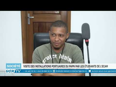 Visite des installations portuaires du PAPN par les étudiants de l'ECAM