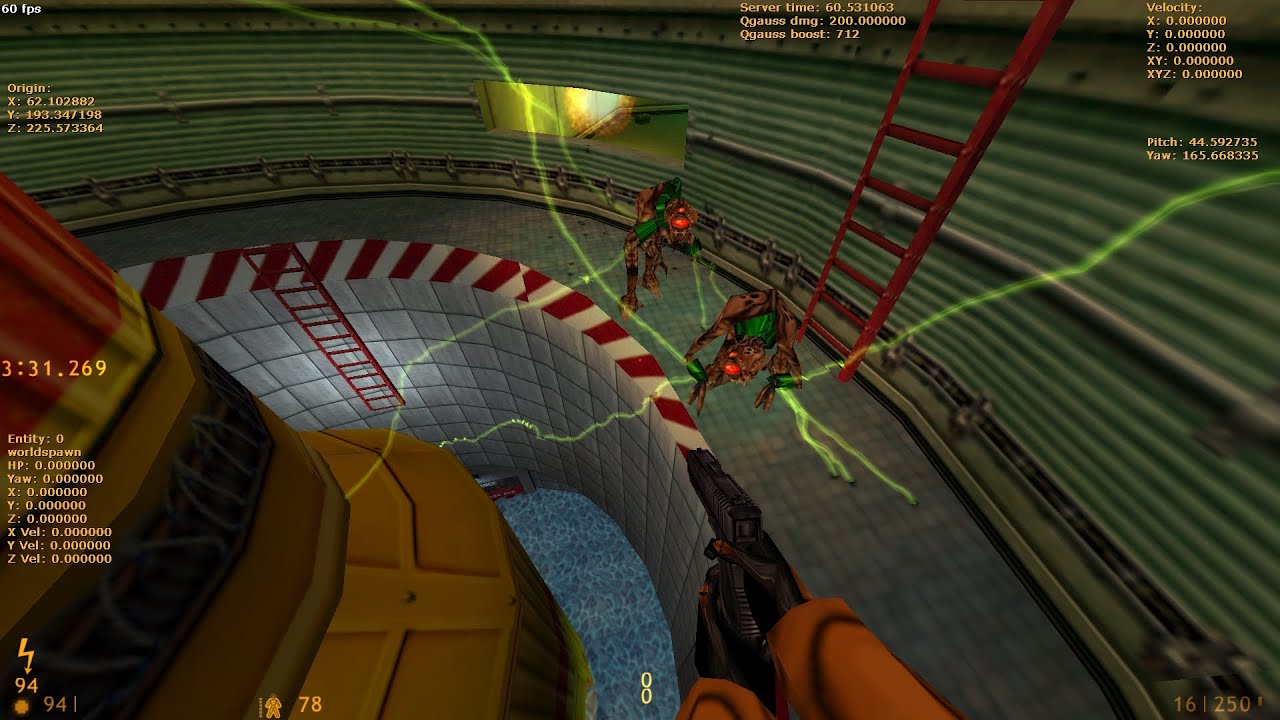 Lambda Core - gauss worldspawn skip concept