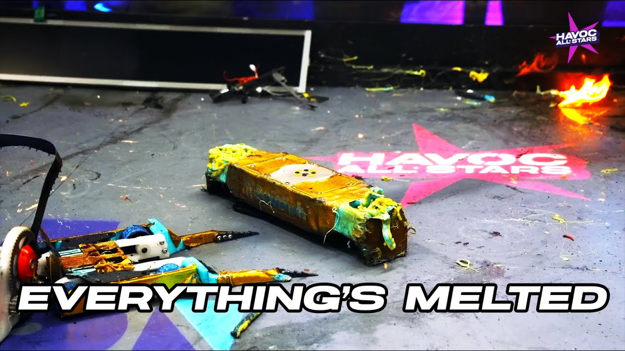 Flamebot Dutch Oven melts EVERYTHING: cage, cameras, screens and Monkfish