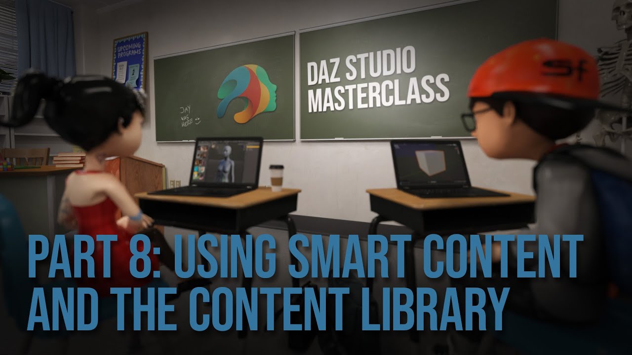 Part 8: Smart Content and Content Library | Daz Masterclass | Intro