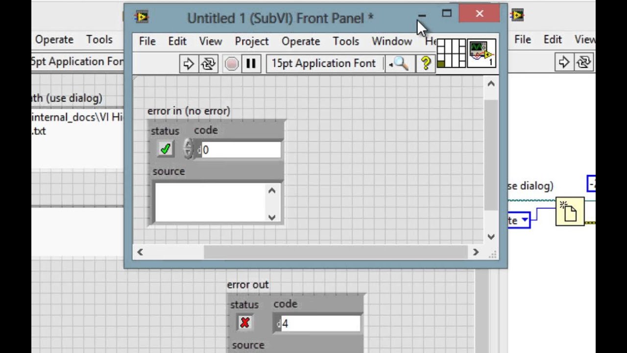 VI High 47 - Learn How to Create Error Handlers and Implement Error Handling in LabVIEW