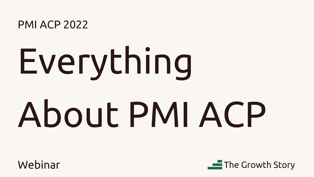 PMI ACP Certification Training Program (Recorded Session Snippet)