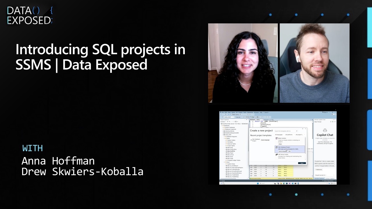 Introducing SQL projects in SSMS: A new Database DevOps workflow  | Data Exposed