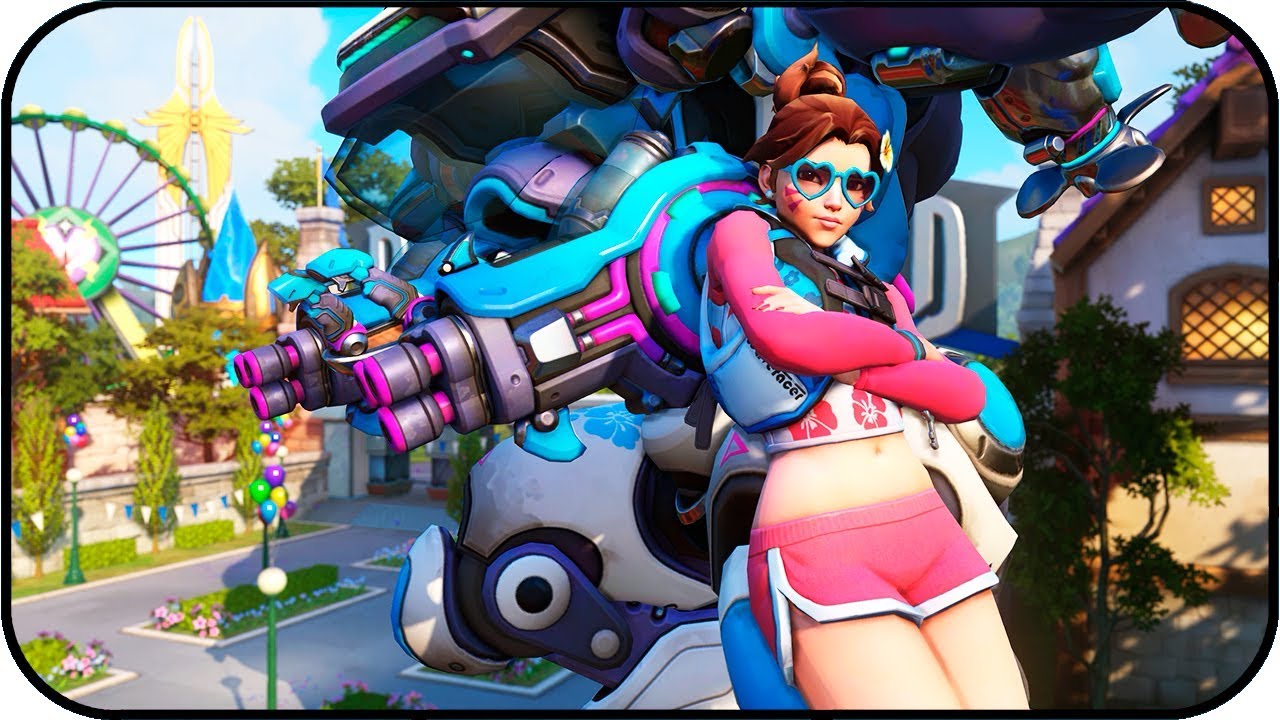 🎮 Overwatch - D.Va - Waveracer - Animated Wallpaper 4K 60fps 🎮