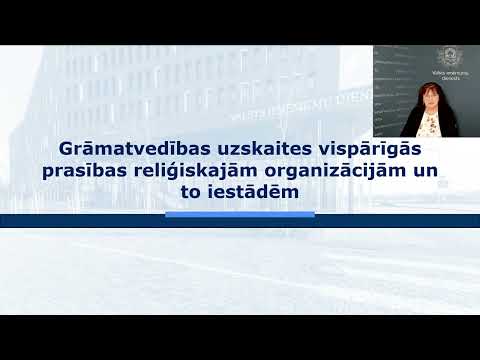 Aktualitātes reliģisko organizāciju grāmatvedības uzskaitē un gada pārskatu sagatavošanā