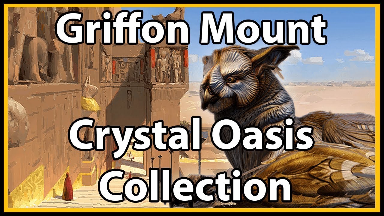 Guild Wars 2 - Crystal Oasis Griffon Mount Collection