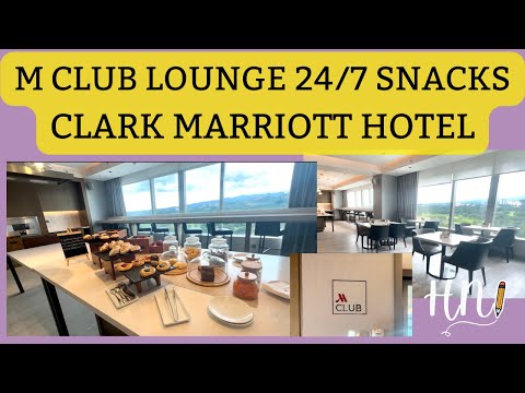 M Club Lounge All Day Snacks - Clark Marriott Hotel