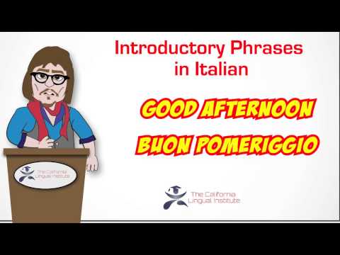 Online Italian Lessons via Skype - California Lingual Institute
