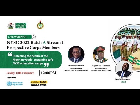 Protecting the Health of the Nigerian Youth - Safe Reopening of NYSC Orientation Camps