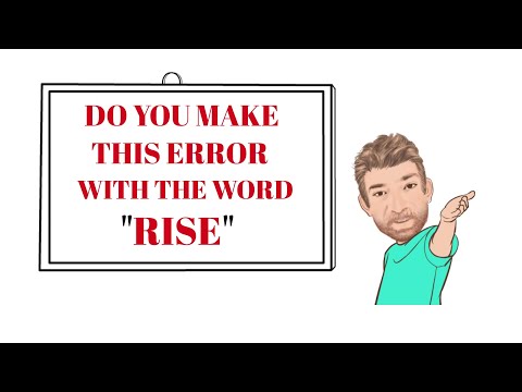 Do You Make This Common Error with the Word Rise? - Common Errors (65) Animated - Tutor Nick P