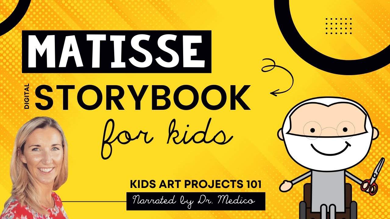 Henri Matisse Abstract Art Narrated Digital Storybook for Kids