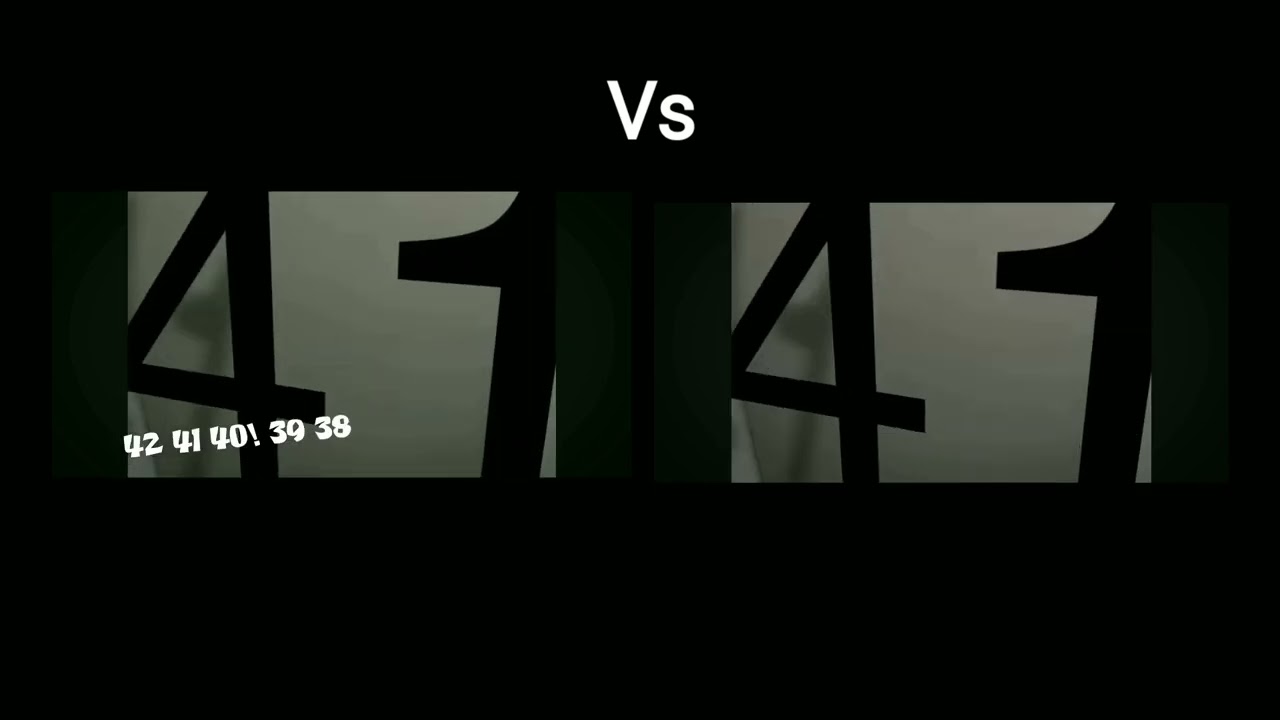 60 second countdown With Scary Fonts Vs 60 Second countdown