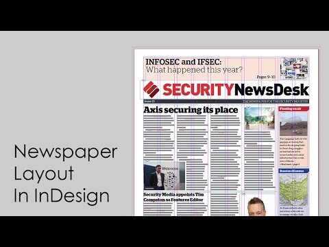 How to design a newspaper: Newspaper layout in InDesign