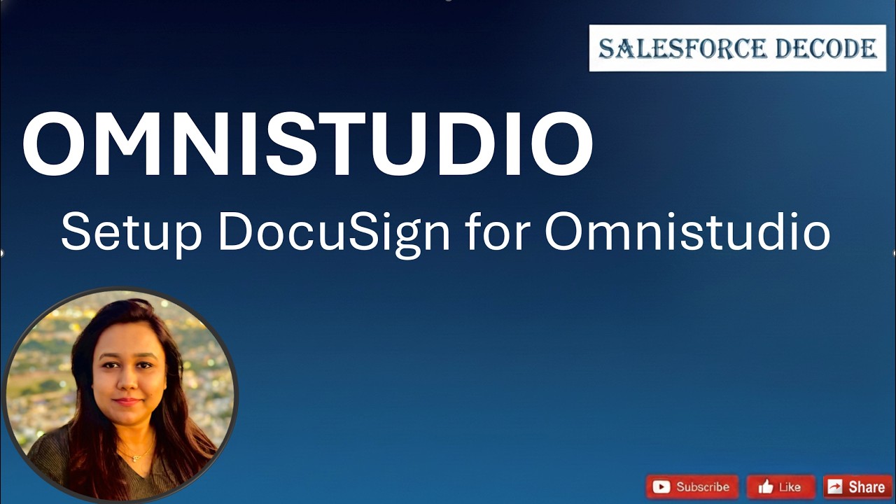 DocuSign Integration with Omnistudio - How to setup DocuSign?