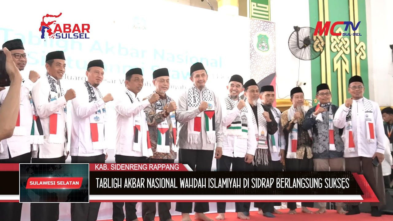 TABLIGH AKBAR NASIONAL WAHDAH ISLAMIYAH DI SIDRAP BERLANGSUNG SUKSES