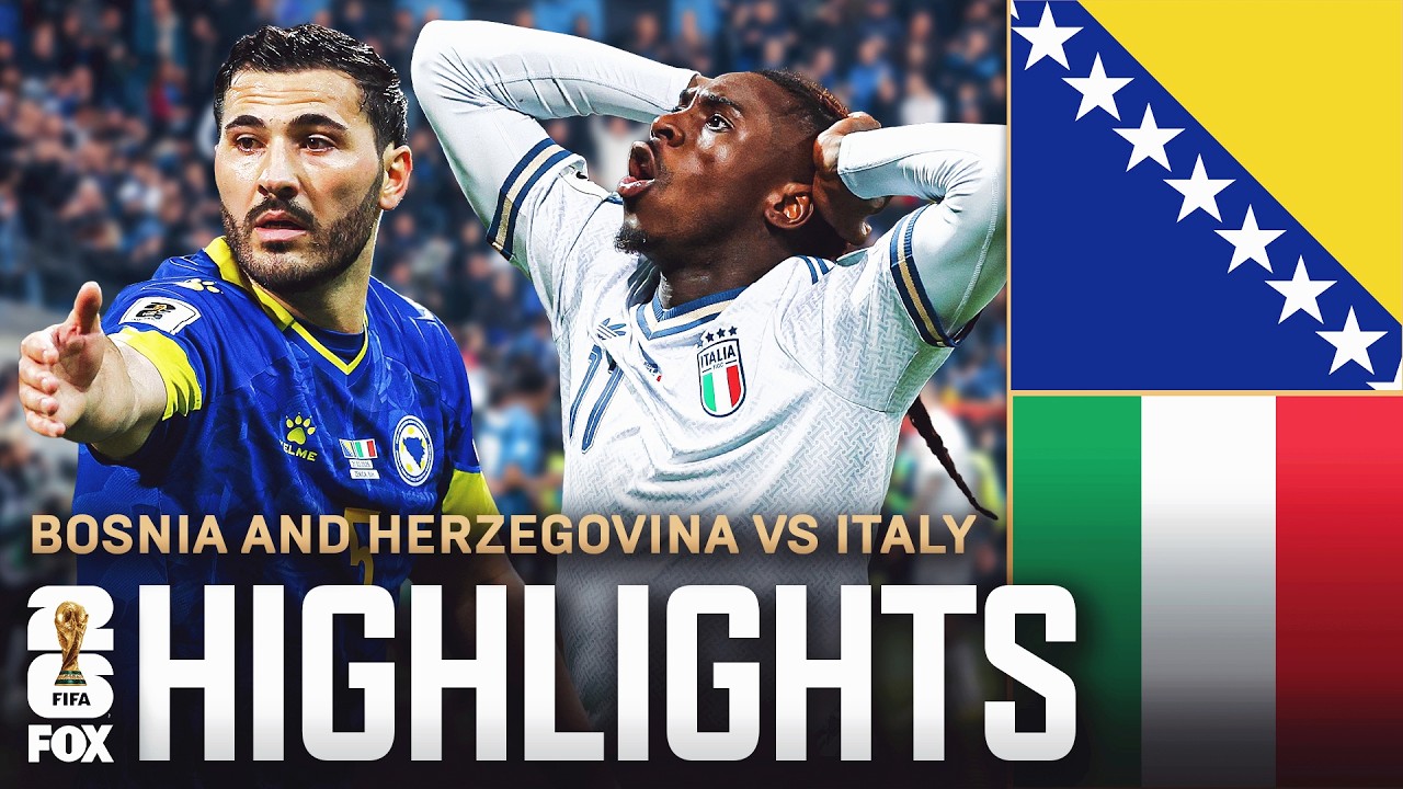 Bosnia and Herzegovina vs. Italy | FIFA World Cup 2026™ UEFA Qualifiers Highlights ⚽ FOX Soccer