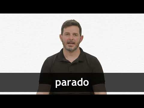 English Translation of “PARADO” | Collins Spanish-English Dictionary