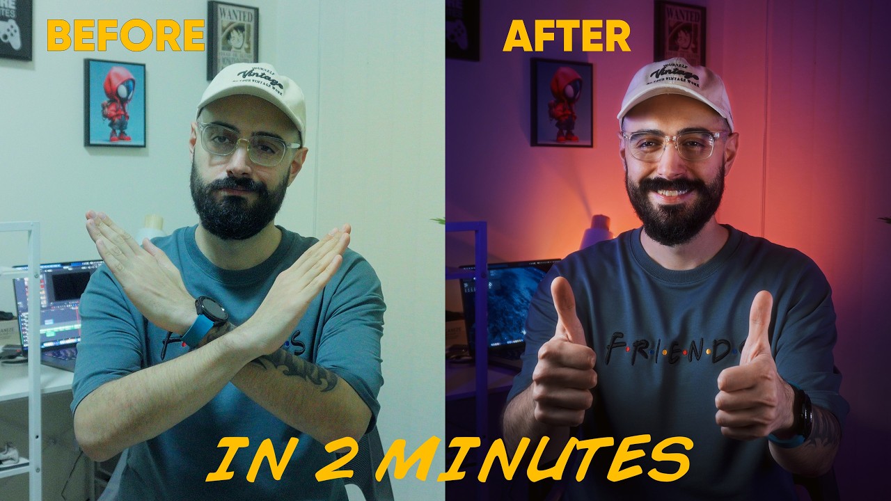 YouTube Lighting Setup in 2 MINUTES