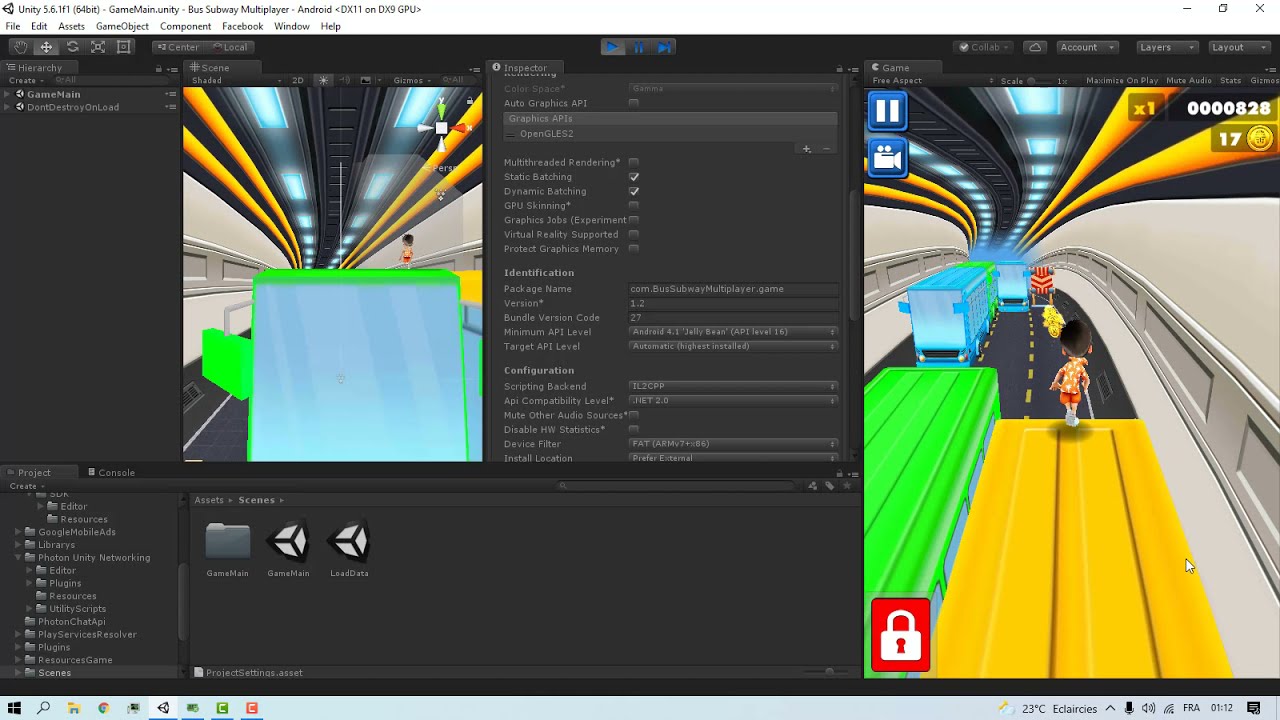 Bus Subway Multiplayer Source Code free Unity3d