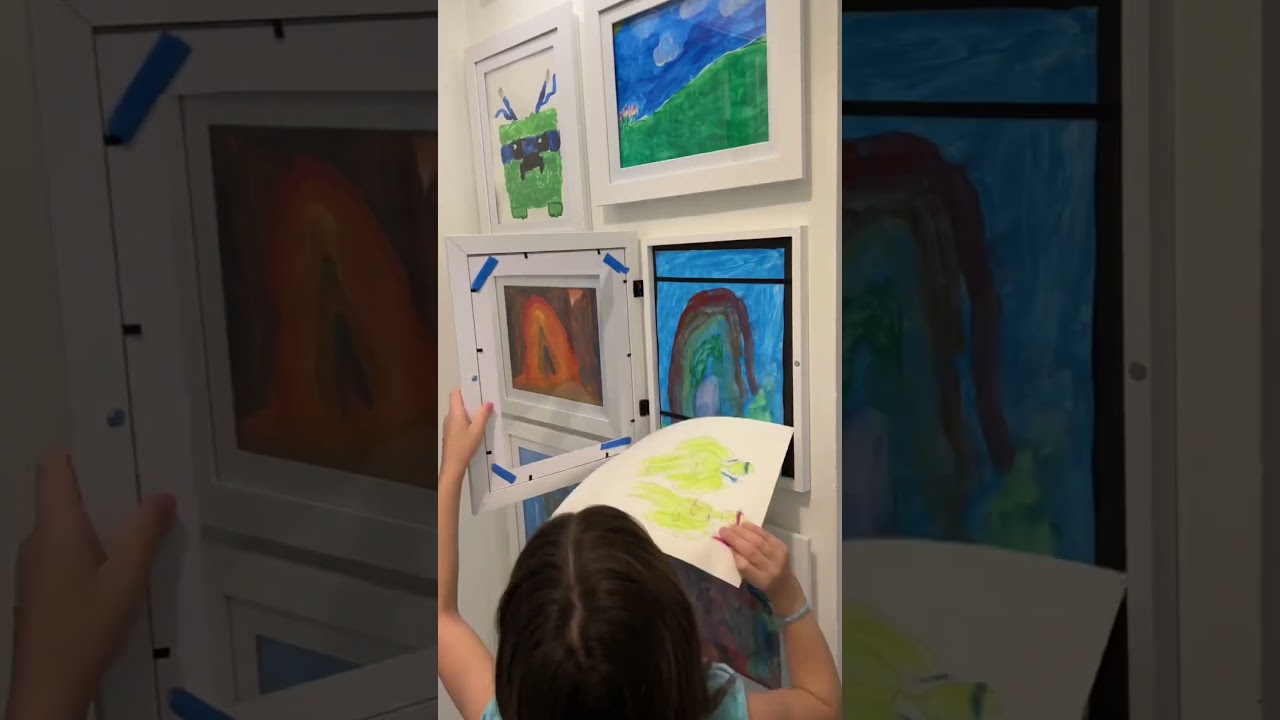 #1 HACK for Displaying Kids Artwork