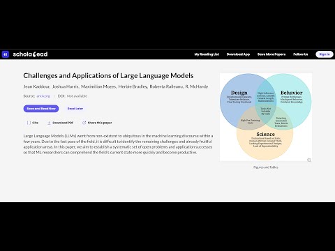 Challenges and Applications of Large Language… - Partner