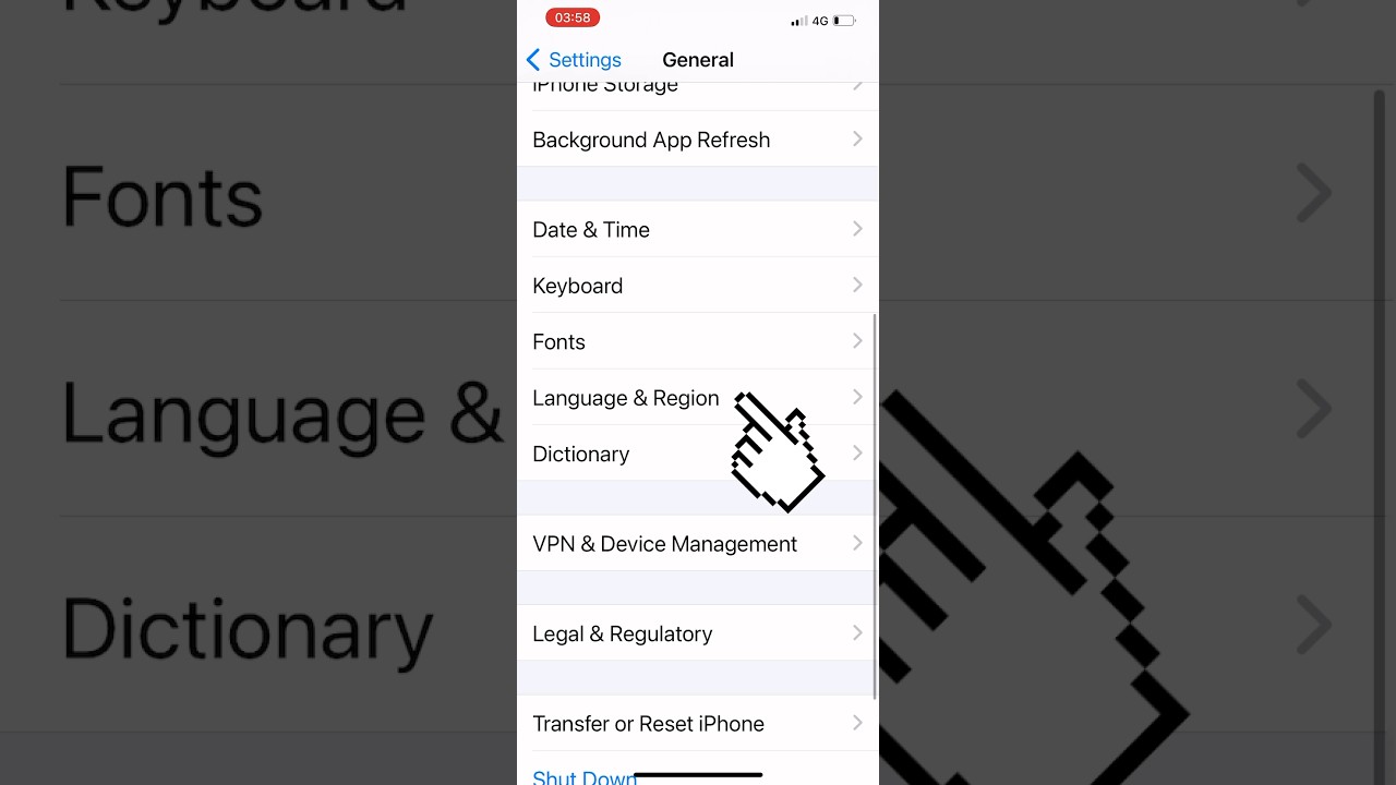 How to change language on iPhone