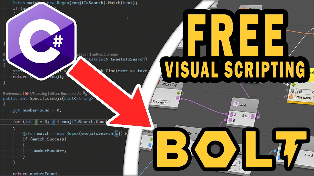 Visual Scripting in Unity for FREE using Bolt!