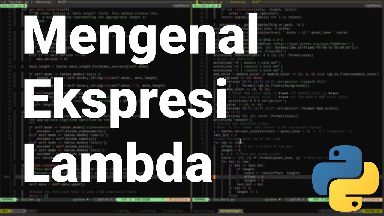 Pythonic 09 | Ekspresi Lambda | Lambda Expression | Belajar Python | Tutorial Python | Python Dasar