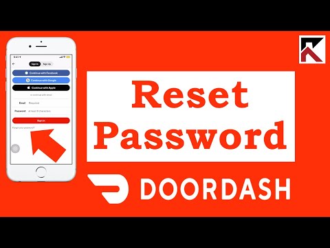 How To Reset Forgotten Password On DoorDash App
