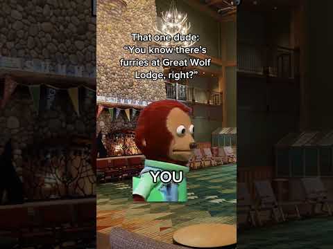 Monkey Puppet Meme (Great Wolf Lodge Edition)