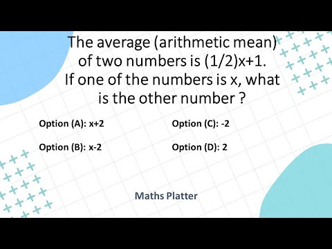SAT Math | Algebra 1 | Algebra & Averages: Finding the Unknown Number (Arithmetic Mean Problem)
