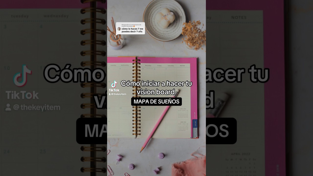 Como hacer un mapa de sueños/ vision board 2025 #visionboard