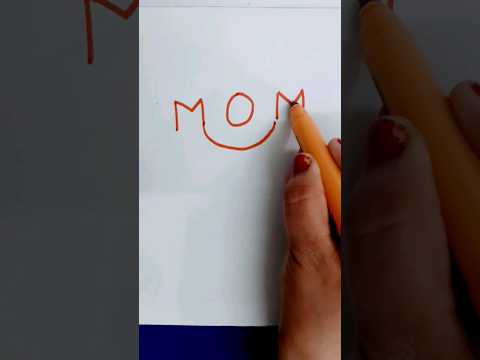 MOM = ROSE🌹 #shorts #youtubeshorts #youtubepartner #drawing #amazing