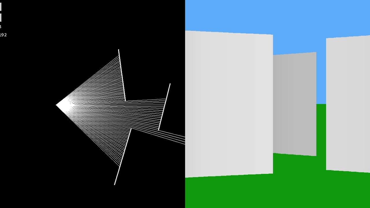 Python 3D Ray Casting Demo