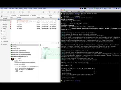 Using peanut to deploy your Flutter/Dart web application to GitHub Pages 🥜