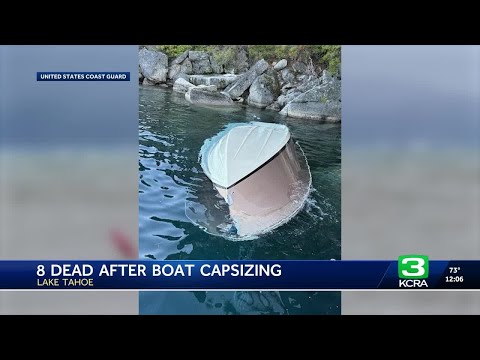 El Dorado County officials identify 8 who died after boat capsized at Lake Tahoe