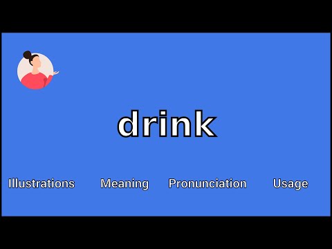 DRINK - Meaning and Pronunciation