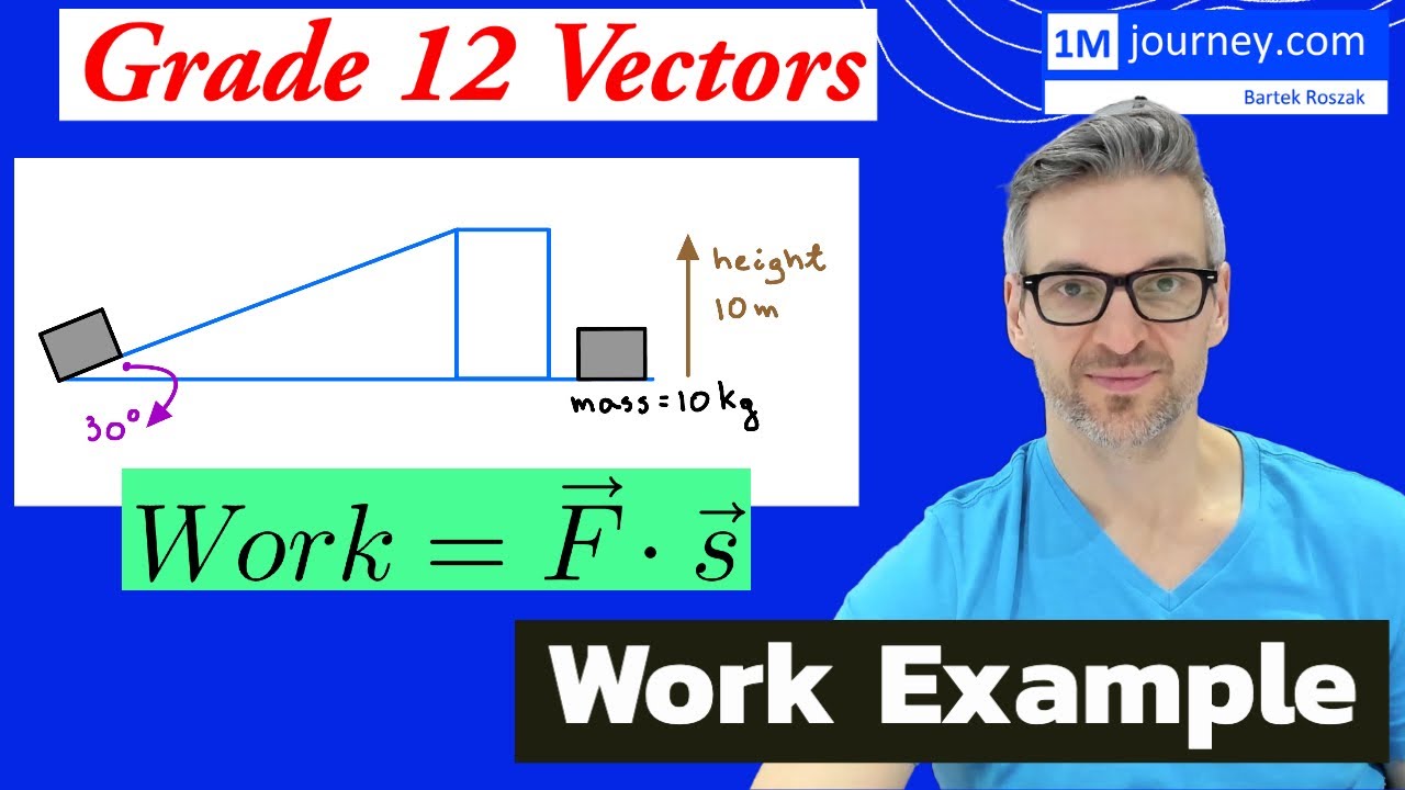 Grade 12 Vectors - Work and Vectors Example