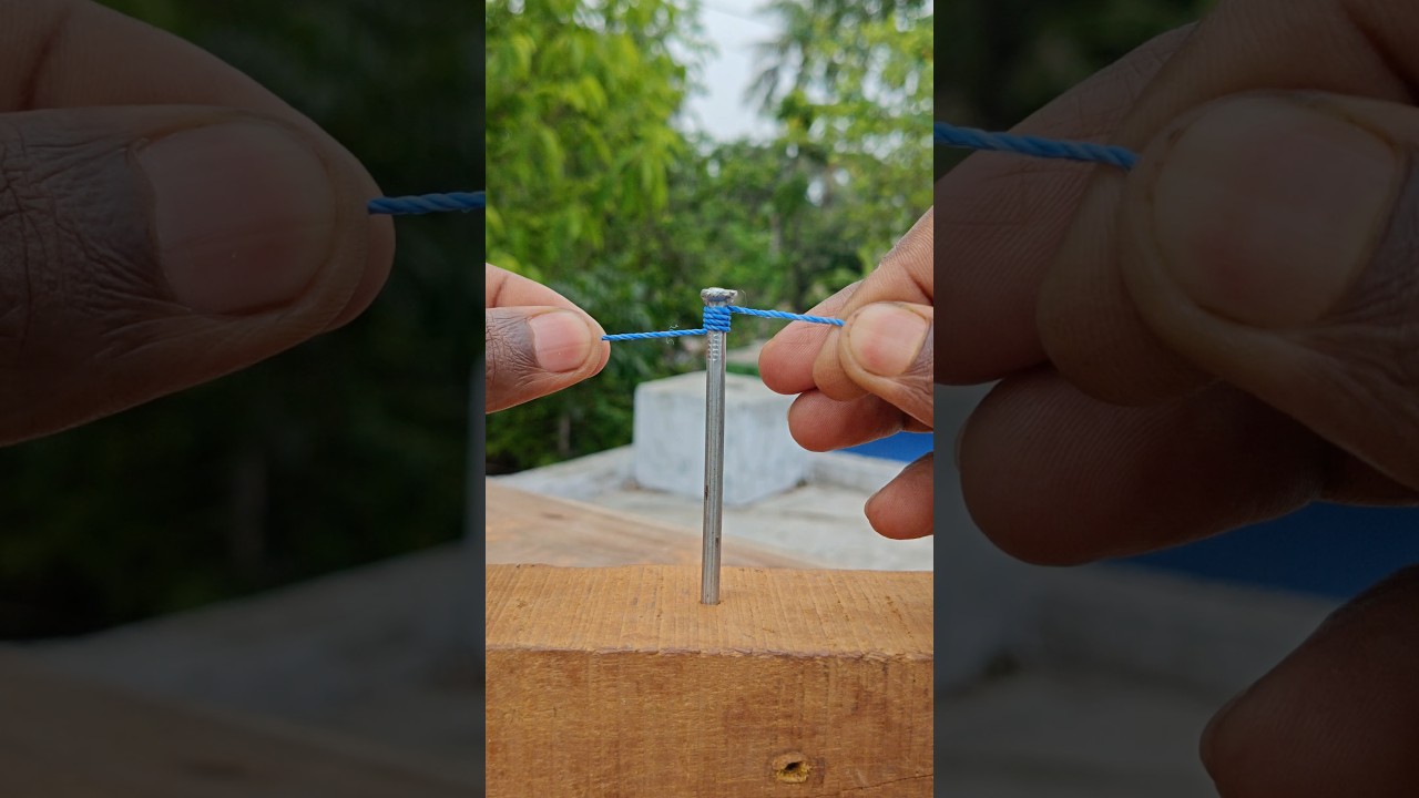 Unbelievable,,, Dependable Tricks of Smooth Tight Rope Barriers with Nails!