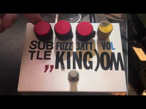 ,,KING)OM SUBTLE FUZZ DIY fuzz pedal (with demo video) | Reverb