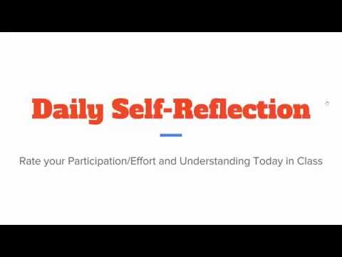 Self Assessment and Reflection