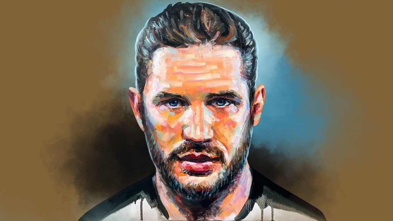 AMAZING Portrait Tom Hardy in Oil EASY!